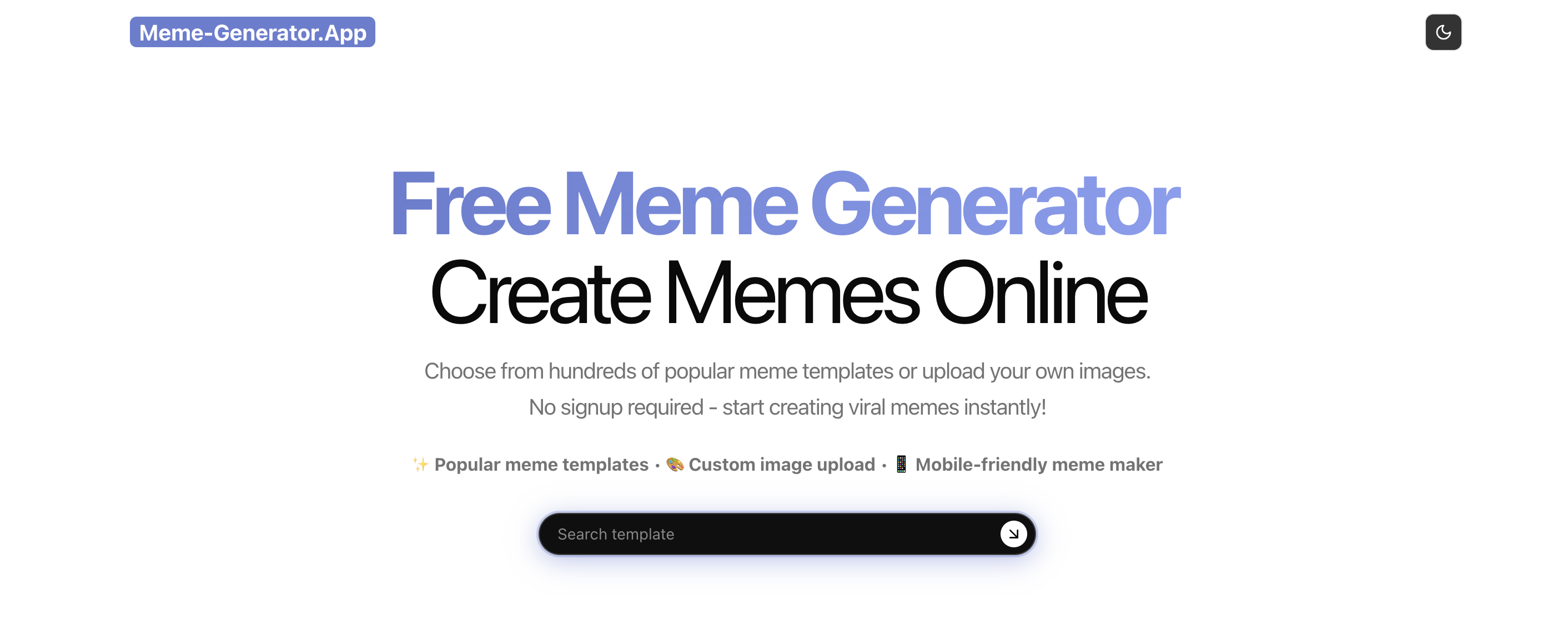 Free Meme Generator - Online Meme Maker with 500+ Templates | Firsto