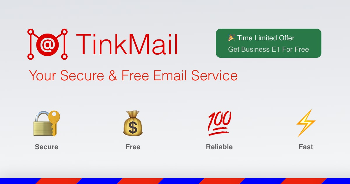 TinkMail - Secure Free Email Service with 10GB Storage | Firsto
